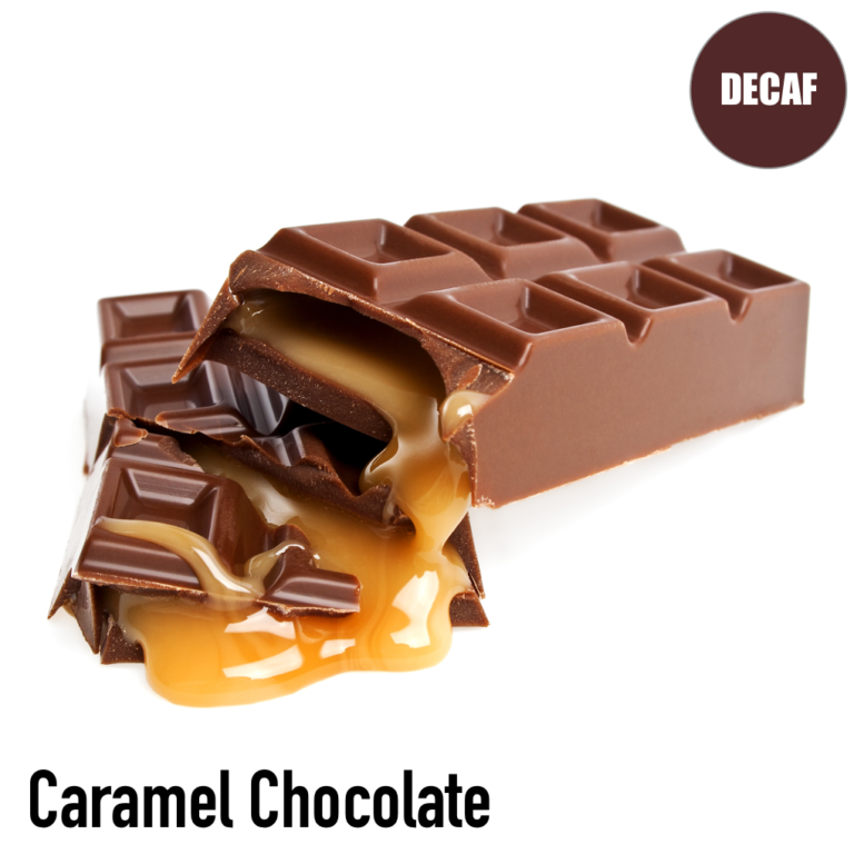 Caramel Chocolate Flavored Decaf Coffee from Volcanica Coffee